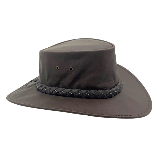 OUTBACK SURVIVAL GEAR - KANGAROO LEATHER HATS - BROWN-K1006 – Outback ...