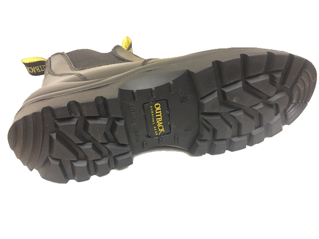 Outback Survival Gear - NEW Aussie Boot STEEL TOE Black - AUSBK ...