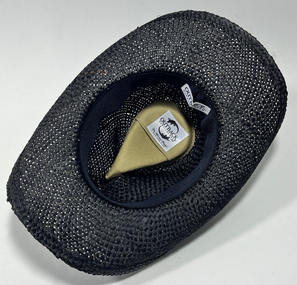 Outback Survival Gear Straw Hat Bundaberg Rum in Black SBUNBK – Outback ...