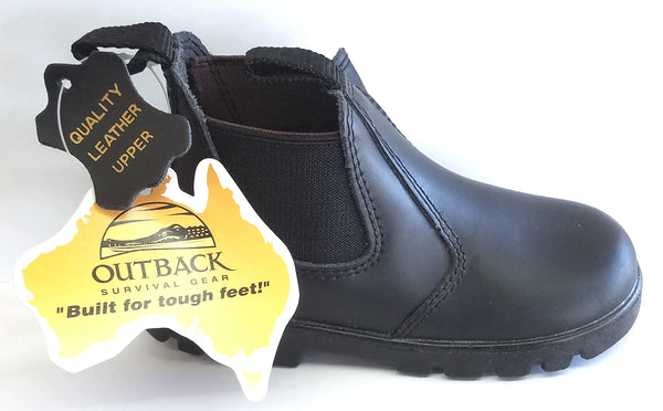 Little Aussie Boot - Black - Childs Size 1 – Outback Survival Gear LLC